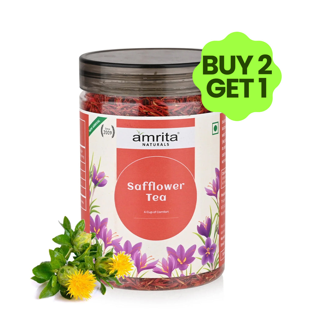 Amrita Naturals SAFFLOWER TEA – One India Organic