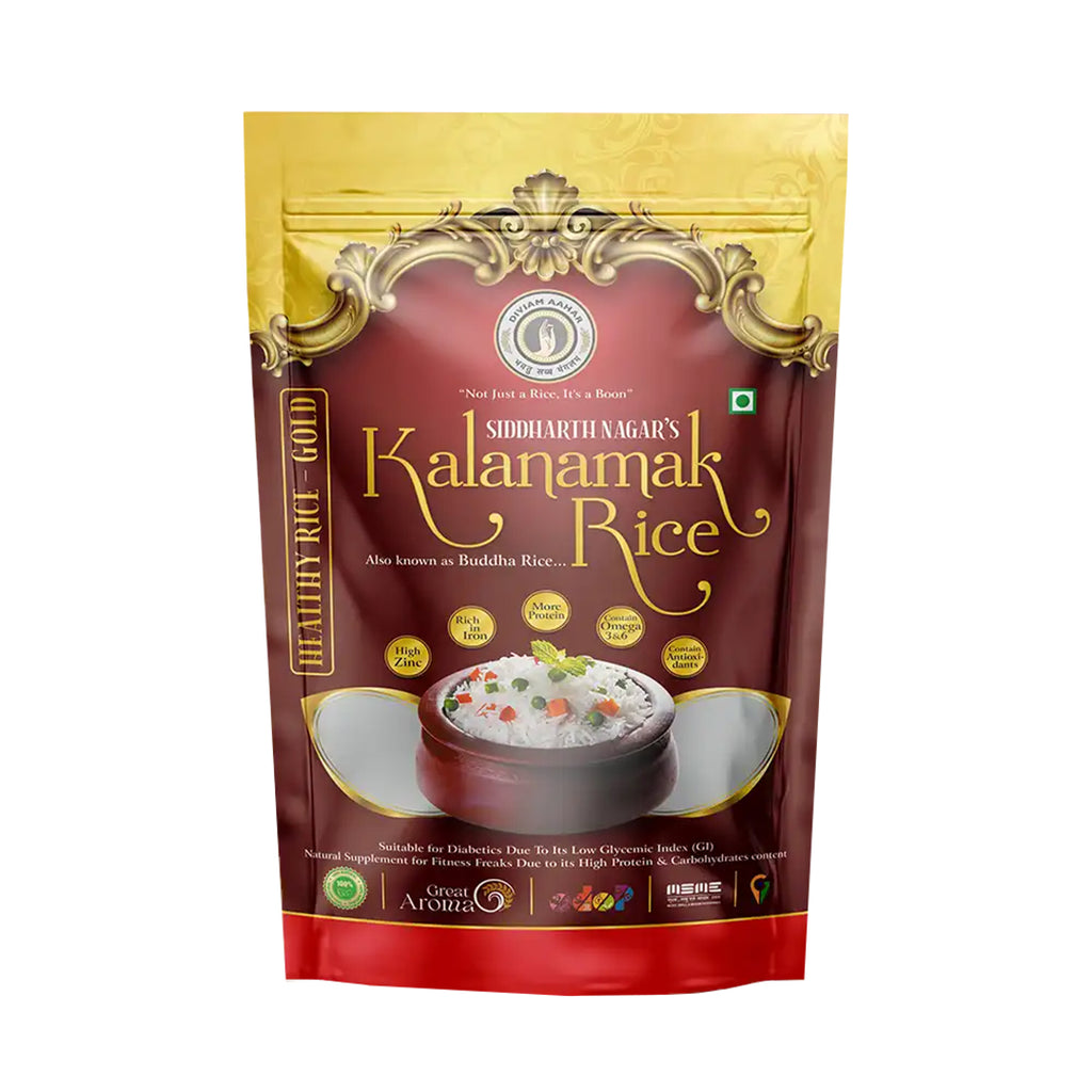 Kalanamak Rice (Gold) – 900g | Buddha Rice | Diabetic Friendly – OneIndia