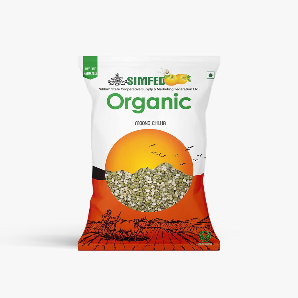 SIMFED Organic Moong Dal Chilka 500g / 1kg – One India Organic