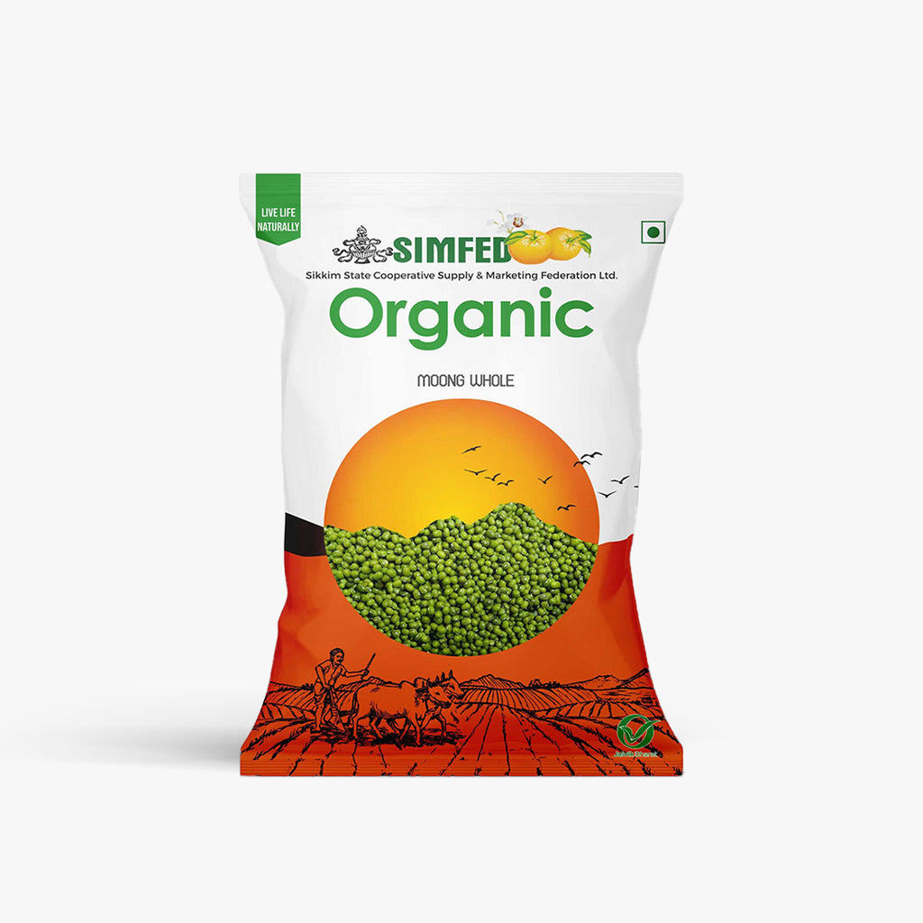 SIMFED Organic Moong Whole 500g / 1kg – One India Organic
